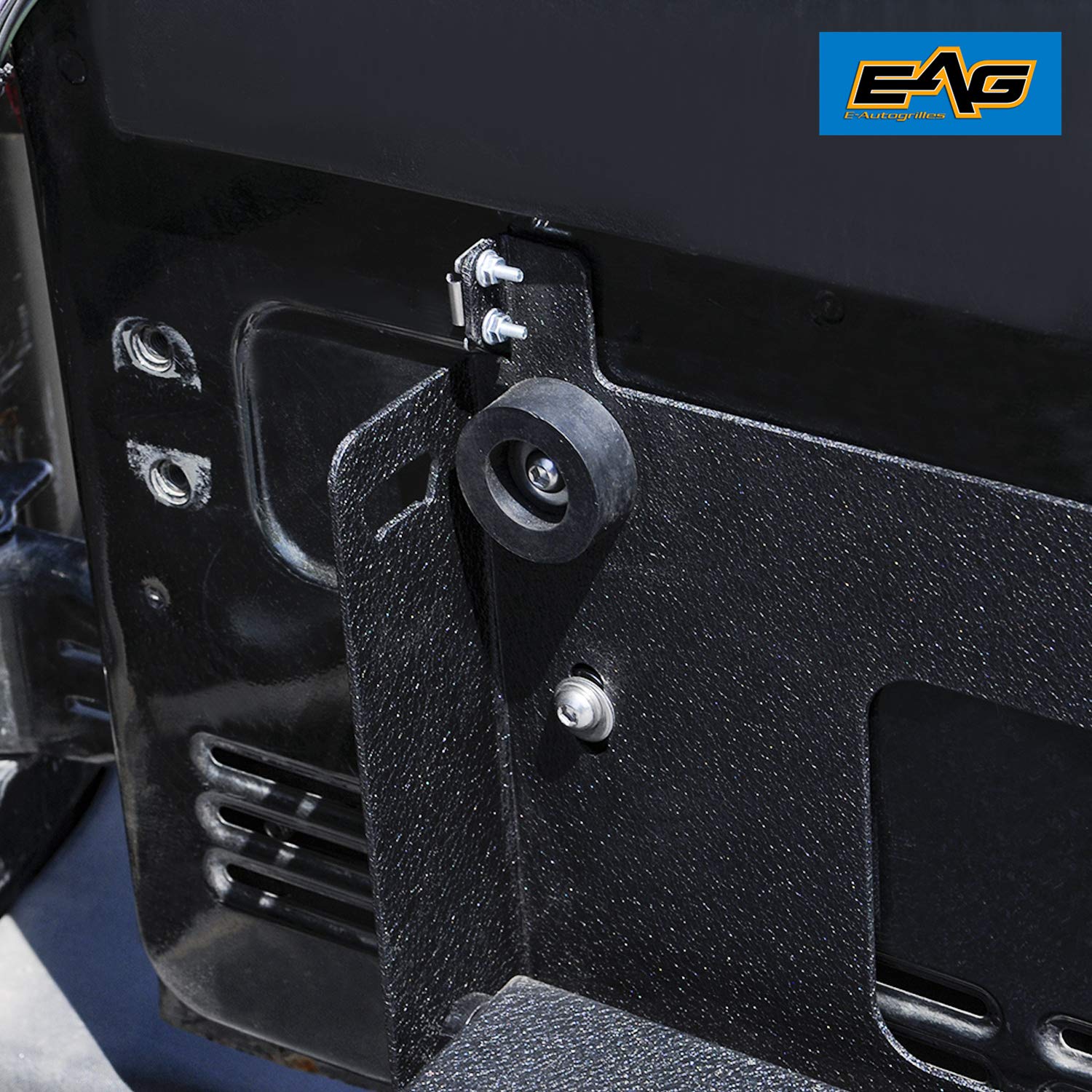EAG Metal Tailgate Table Cargo Storage Rack Shelf Compatible with 07-18 Wrangler JK