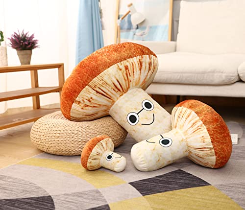 Ichesun 3D Creative Vivid Mushroom Pillow Gift Plush Throw Pillow (7"(Small Size/18cm))