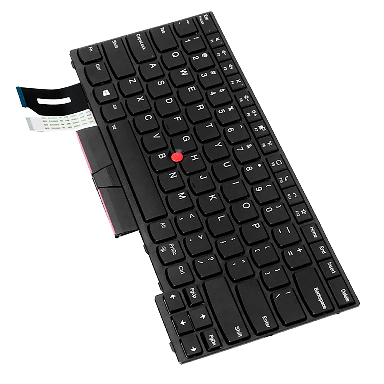 LIAN MO Laptop Keyboard for Lenovo ThinkPad E480 E485 E490 E495 L380 L390 R480 T480S L490 T490 T495 Laptop Keyboard Without Backlight, (with Backlight) 01YP280 01YP400 (E480with Backlight)
