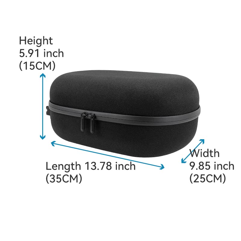 Hounyoln Carrying Case Compatible with Meta Quest Pro ,Touch Controllers and Other Accessories, for Travel and Storage (Black)