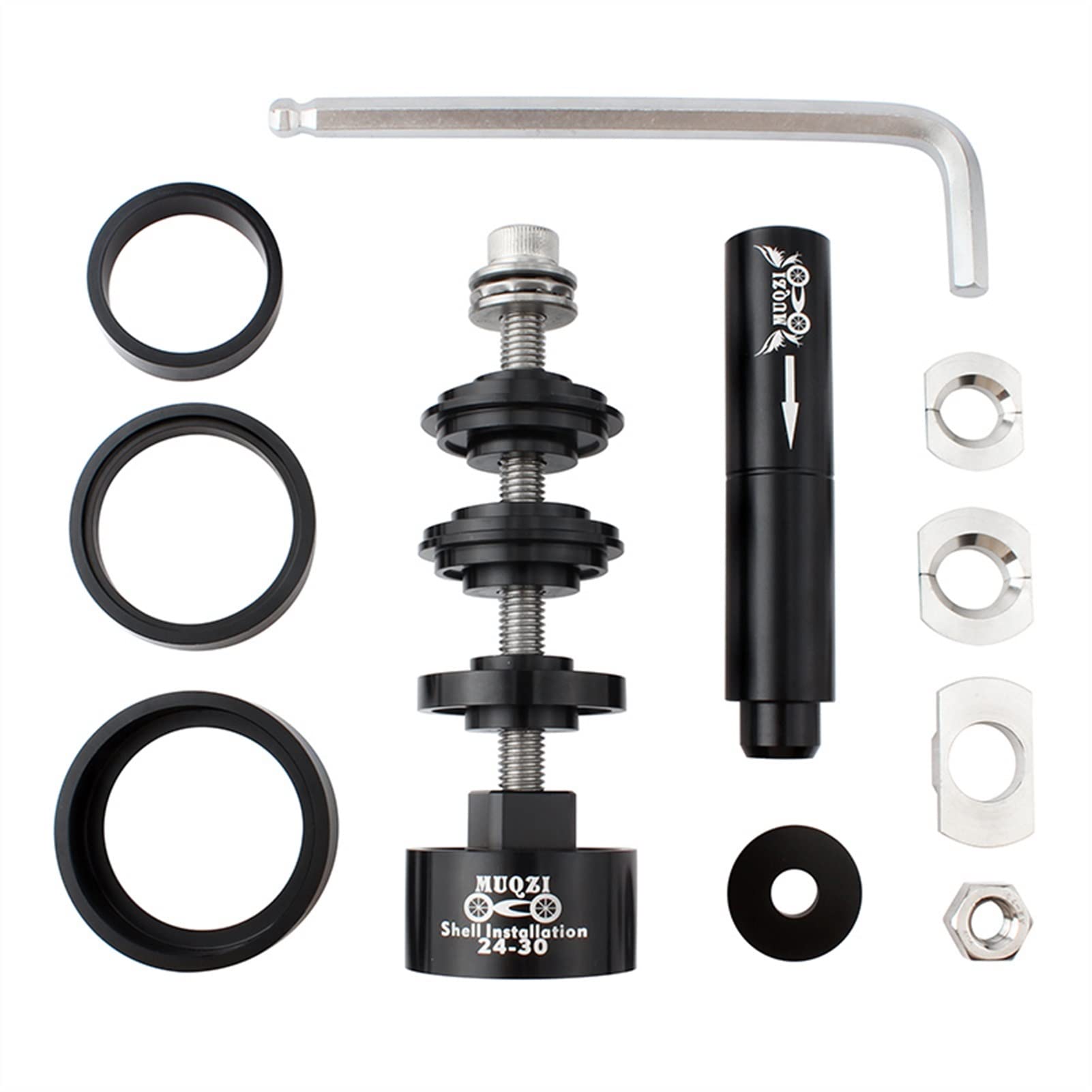 Ebike Accessories Bicycle Bottom Bracket Install And Removal Tool Axle Disassembly For BB86/30/92/PF30 Mountain Bike Road Fixed Gear for Electric Scooters and E-Bike ( Color : Professional version )