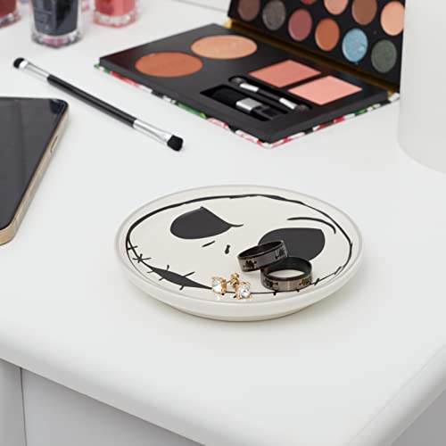 Disney The Nightmare Before Christmas Jewelry Dish - Ceramic Trinket Tray - Jack Skellington Ring Dish
