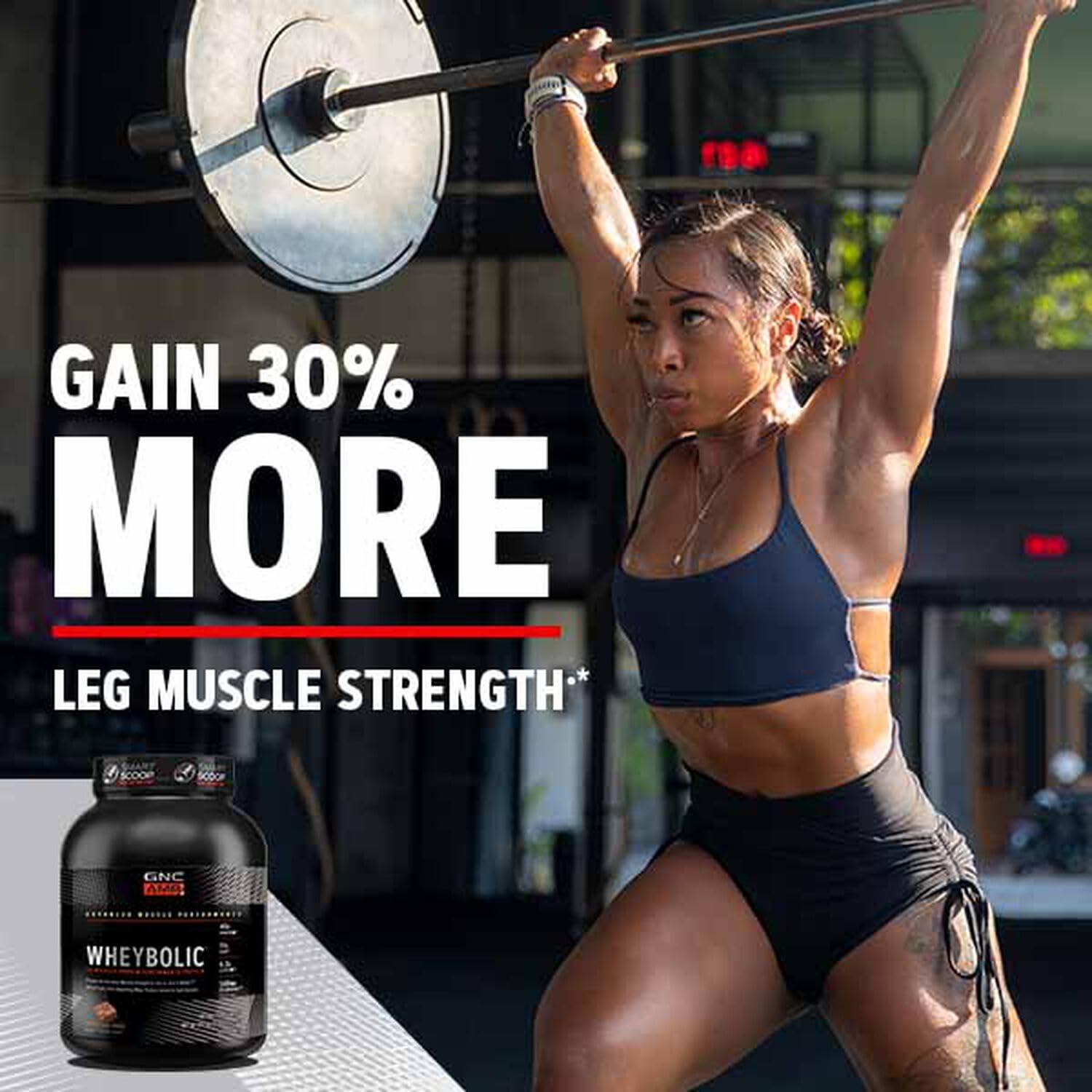 GNC AMP Wheybolic Protein Powder | Targeted Muscle Building and Workout Support Formula | Pure Whey Protein Powder Isolate with BCAA | Gluten Free | Girl Scout Thin Mints | 25 Servings