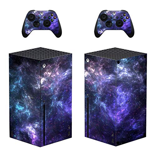 FELIPE SEIJI KUBA Protective Vinyl Skin Decal Cover for Xbox Series X Console Wrap Sticker Skins with Two Free Wireless Controller Decals multi color