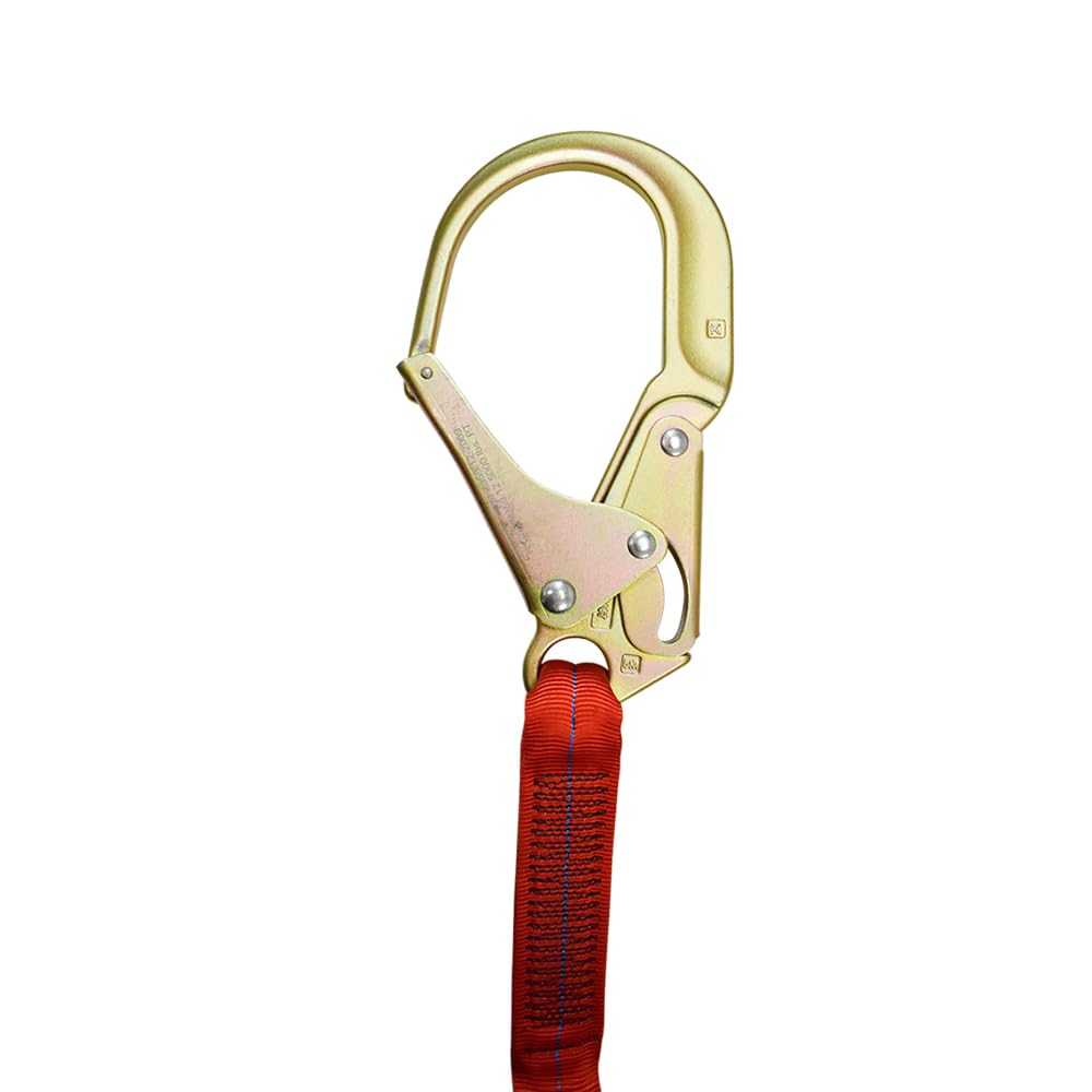 Liberty Line Eagle Twin Leg 100% tie-Off Internal Design Shock Absorbing Lanyard with snap Hook and rebar Hooks (ANSI)