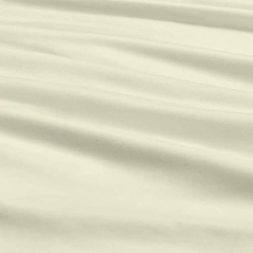 Sheets for Cot Bunk Bed-Cot Size Mattress Sheets-Fitted Cot Sheet Perfect for Narrow Twin/Cot Size/Rv Bunk/Guest Bed Replacement/30 X 75" Mattress/Camping Cot, Ivory, Cotton Cot Sheets 4(PCs)