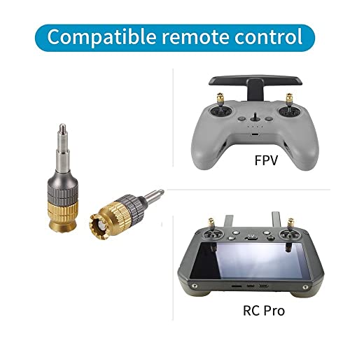 Helicopter Joystick 1 Pair FPV Remote Control Extension Joystick CNC Aluminum Thumbstick for FPV Drone Accessories RC Remote Control Joystick ( Color : 1 Pair )