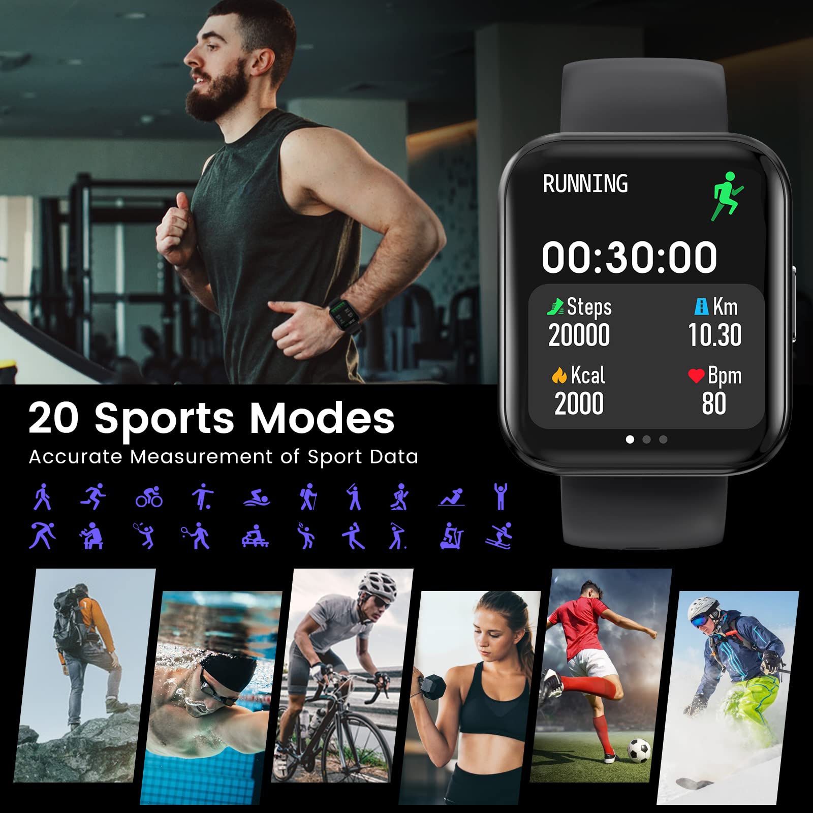 KOSPET Tank M1 PRO Smart Watch for Women