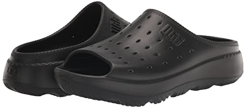 UGG Men's Slide Sandal, Black, 12