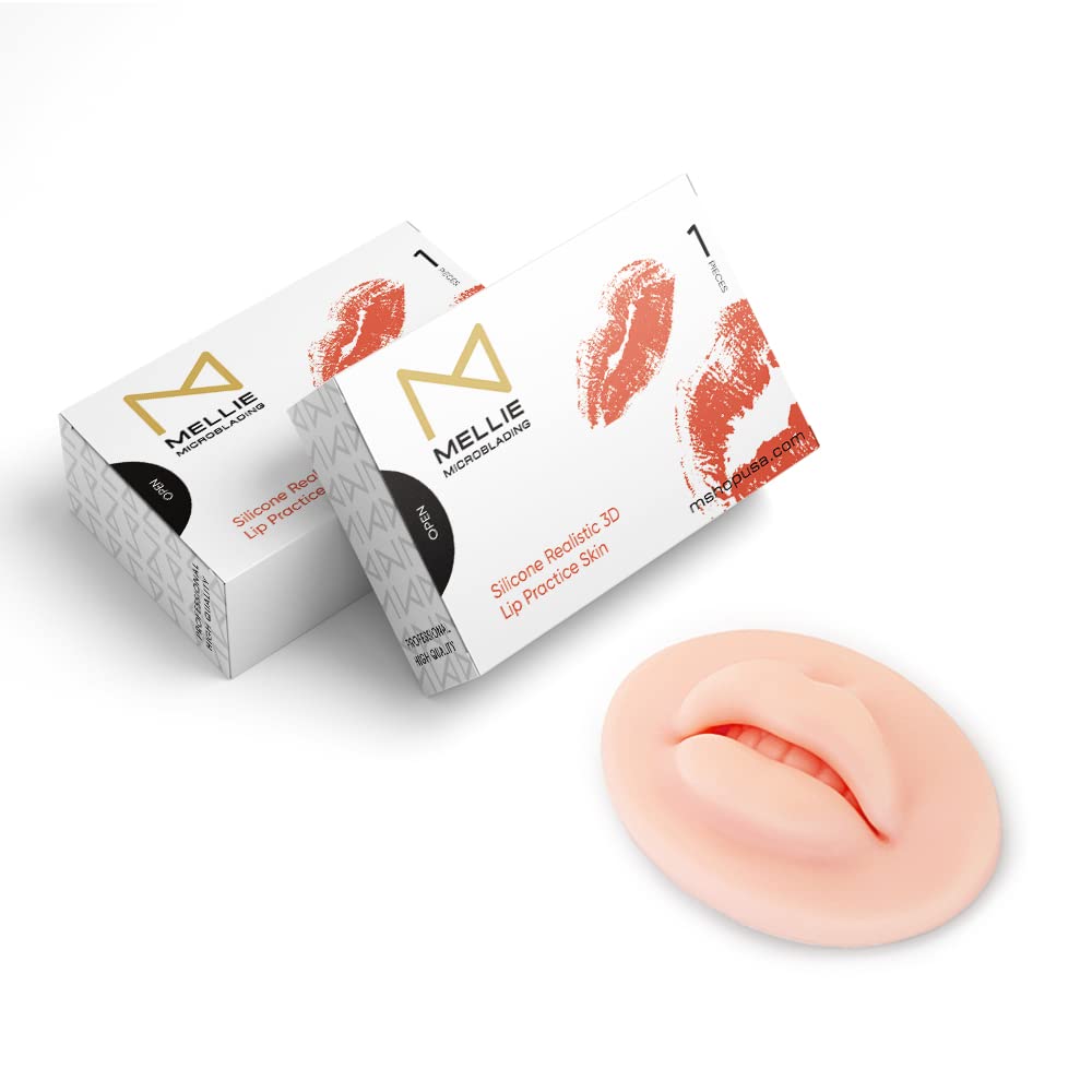 M - 5D Soft Silicone Realistic Lip Practice Module For Semi Permanent Make Up - Lip Tattoo - Permanent Make Up Supplies