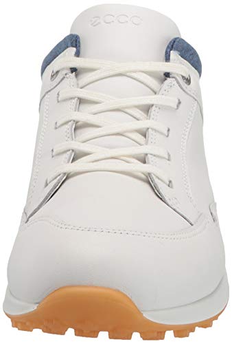 ECCO Women's Street Retro Hydromax Golf Shoe, White, 11-11.5