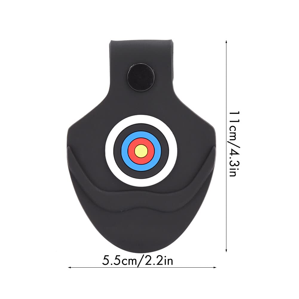 FAMKIT Recurve Bow Limb Protection Archery Rest Rubber Foot Pad Protector Accessories for Outdoor Hunt