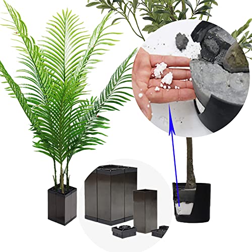 REGIS Artificial Areca Palm Plant, 4FT Fake Palm Tree Plant in Pot, Potted Faux Topiary Silk Tree for Indoor Entryway Decor Outdoor Home Office Gift,2 Pack