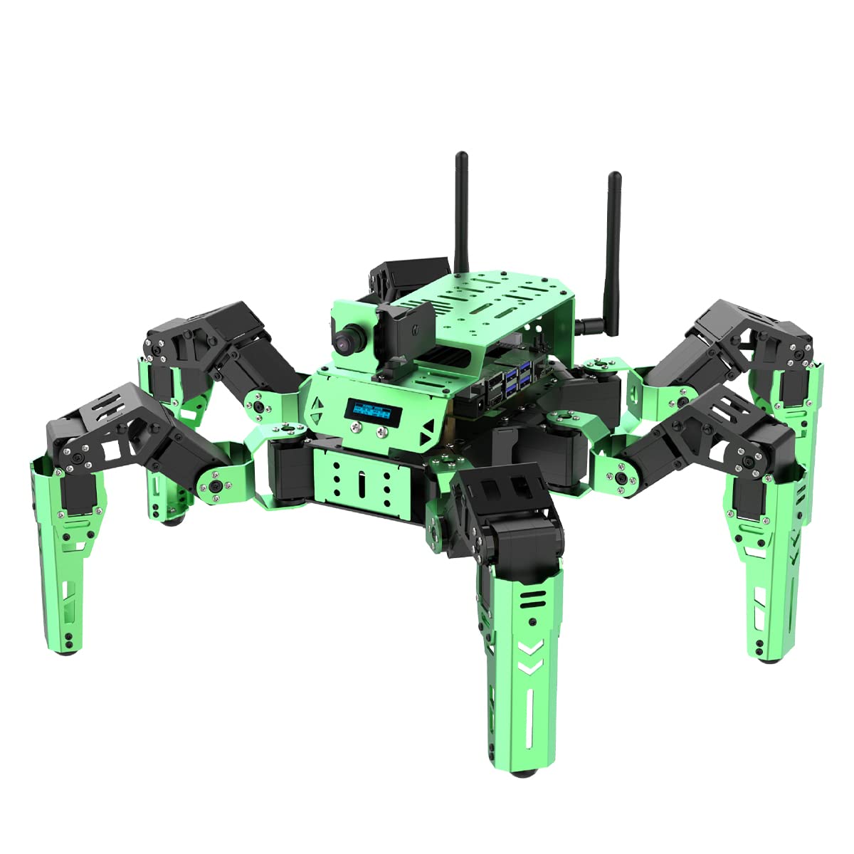 HIWONDER JetHexa Hexapod Robot Kit for Jetson Nano monocular Camera, G4 Lidar and Lidar Mapping Navigation ROS AI Robot Kit (Standard Kit)