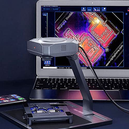 PCB Thermal Imaging Camera, Lowest Temperature Range Testing Infrared Thermal Analyzer 100-240V Switchable Display Modes for Phone Maintenance(#1)