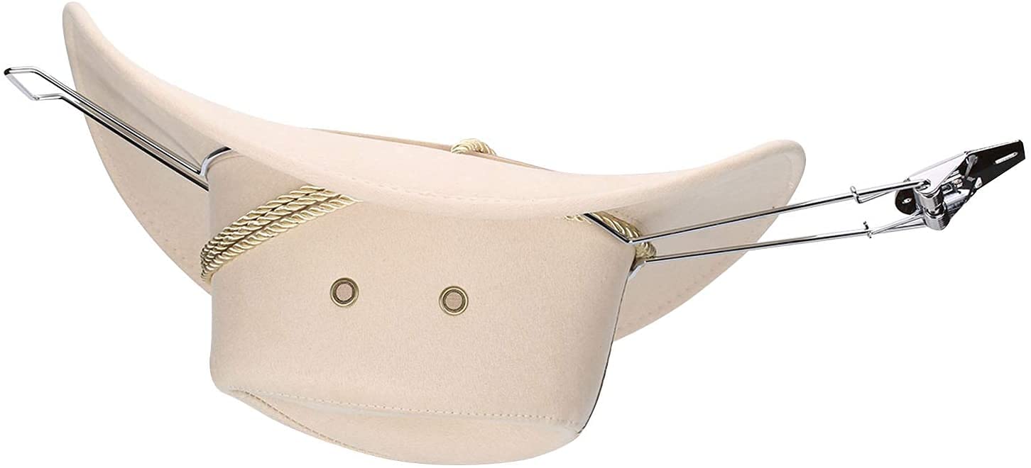 GEEDAR 2 Packs Cowboy Hat Rack for Trunk, Cowboy Hat Holder for Car, Saver Hat Clip for Western Hats Sliver