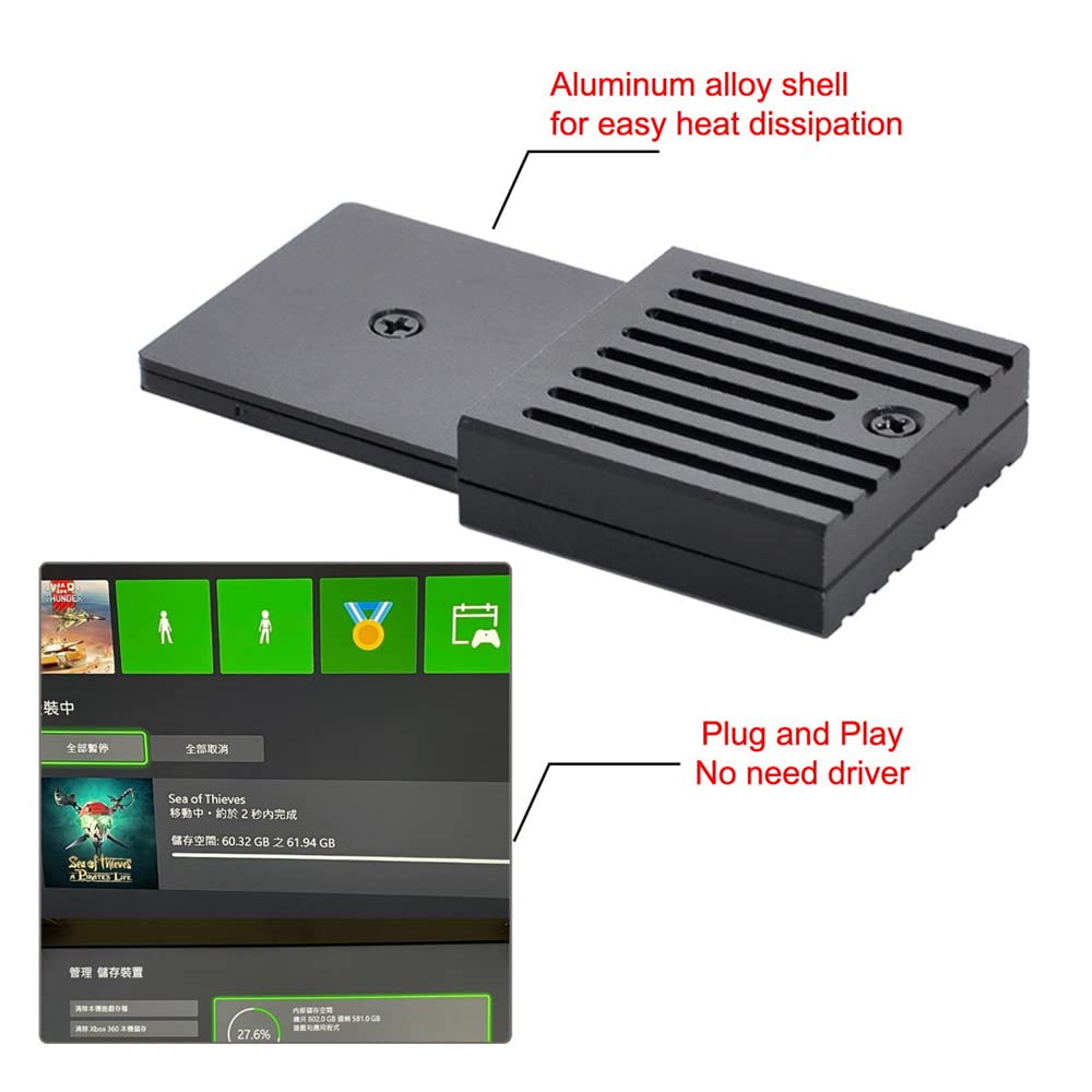 xiwai CF-Express Type-B to M.2 NVMe 2230 M-Key Adapter CFE for Xbox Series X&S CH SN530 SSD PCIe4.0 Expansion Memory Card