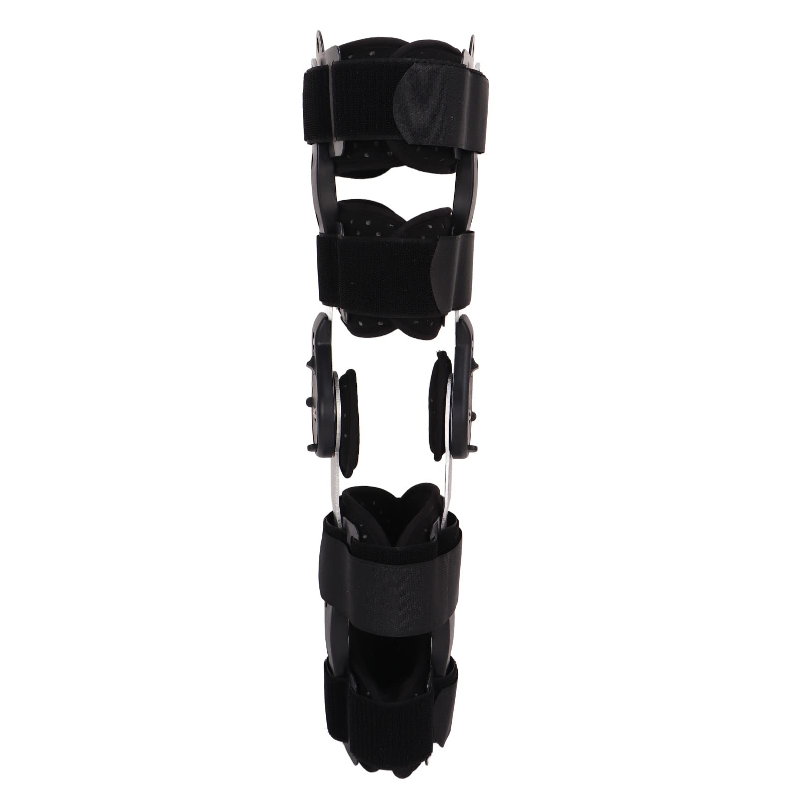 Hinged Knee Brace,Knee Support Brace Size Adjust Sponge Lining Aluminum Alloy Patellar Tendon Strap Knee Immobilizer Stabilizer for Sports