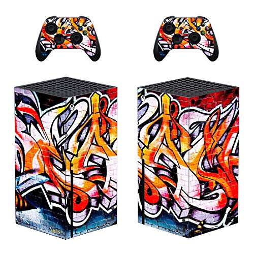 FELIPE SEIJI KUBA Xbox Series X Skin Set Vinyl Decal Skin Stickers Protective for Xbox Series X Console Kinect 2 Controllers - multi color