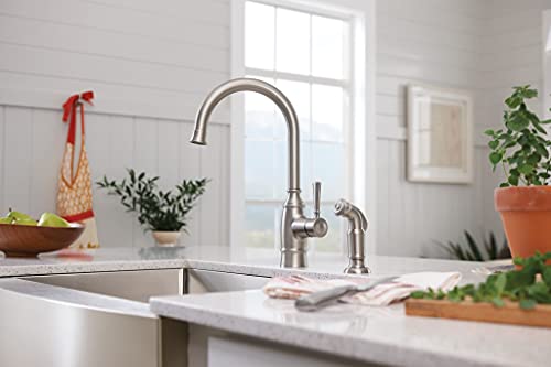 Moen G18121 1800 Series 30-Inch X 21-Inch Stainless Steel 18 Gauge Single Bowl Farmhouse Kitchen Sink