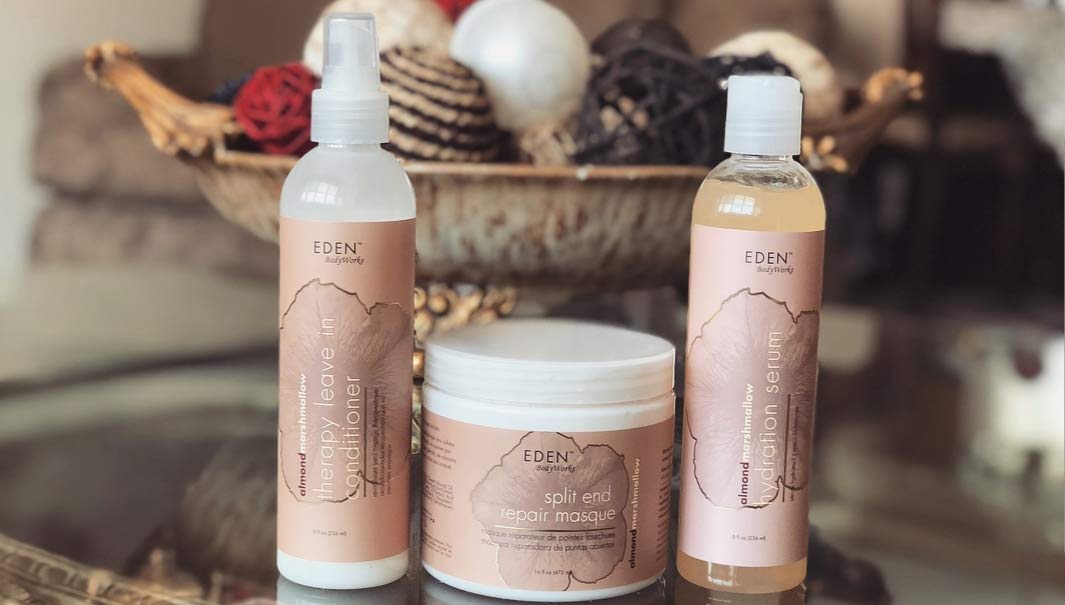 EDEN BodyWorks Almond Marshmallow Conditioner, Masque and Serum | 3 Piece Set