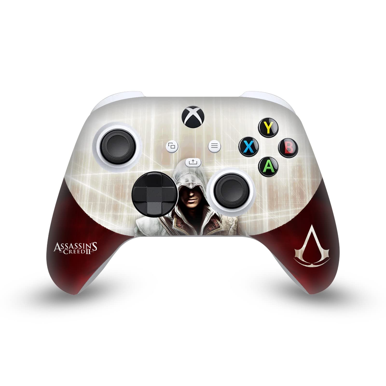 Head Case Designs Officially Licensed Assassin's Creed Cover Art II Graphics Vinyl Sticker Gaming Skin Decal Cover Compatible with Xbox Series S Console and Controller Bundle