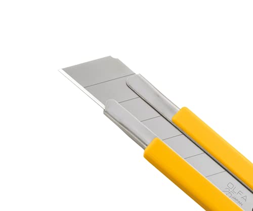 OLFA 25mm Extra Heavy-Duty Snap Off Replacement Blades, 20 Blades (140 segments) HB-20B - Snap-Off Utility Knife Replacement Blades, Fits most 25mm Utility Knives