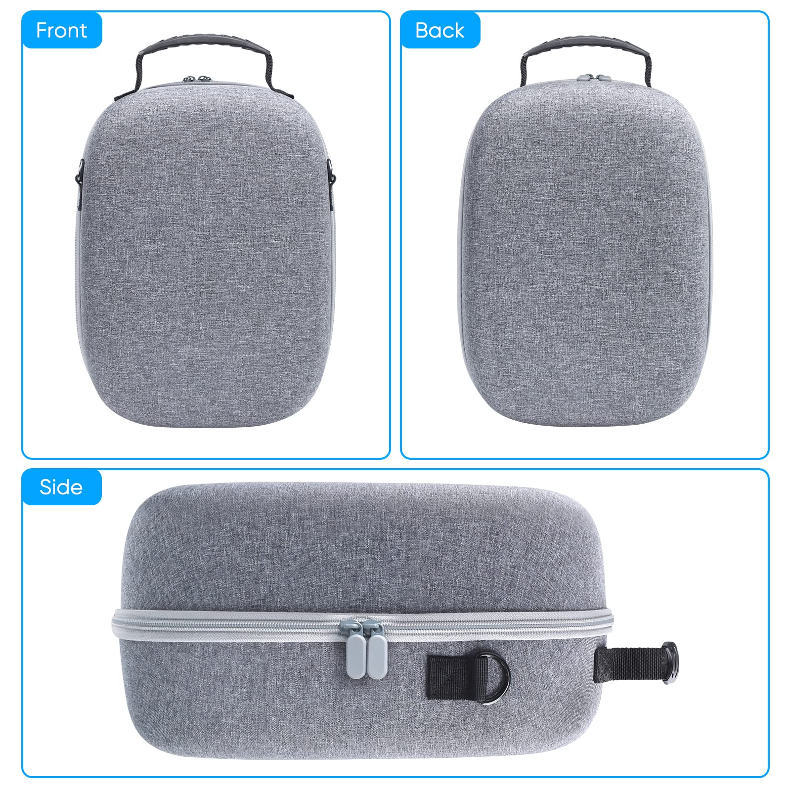 Hard Carrying Case Bag for PlayStation VR2 Gaming Headset and Touch Controllers Accessories,Suitable for Travel and Home All-in-One Storage,Lightweight Waterproof Box for PSVR2 with Shoulder Strap