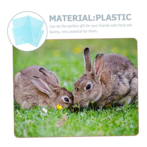 Mipcase 8 Pcs Rabbit Mats Bunny Cages for Rabbits Outdoor Outdoor+mat Outdoor Floor Mat Pet Cage Pads Chinchilla Cage Small Pet Bunny Rabbit Cage Mat Animal Cage Hole Mats Bunny Cage Pads