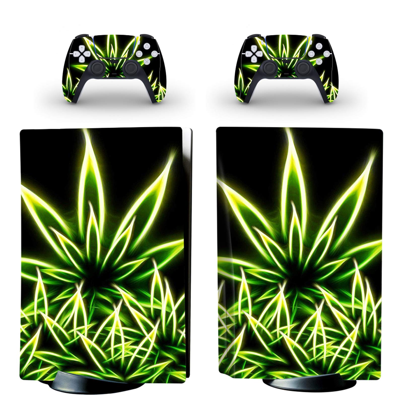 gotor Vinyl Sticker Pattern Decals Skin for PS5 Playstation 5 Console and 2 Controllers Skins (Playstation 5, Type-G)