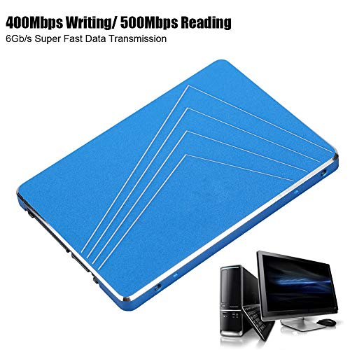 Janzoom Solid State Disk, Large Capacity High Efficiency Internal SSD 500MB/s Reading 400MB/s Writing for Desktop and Laptop(128GB)