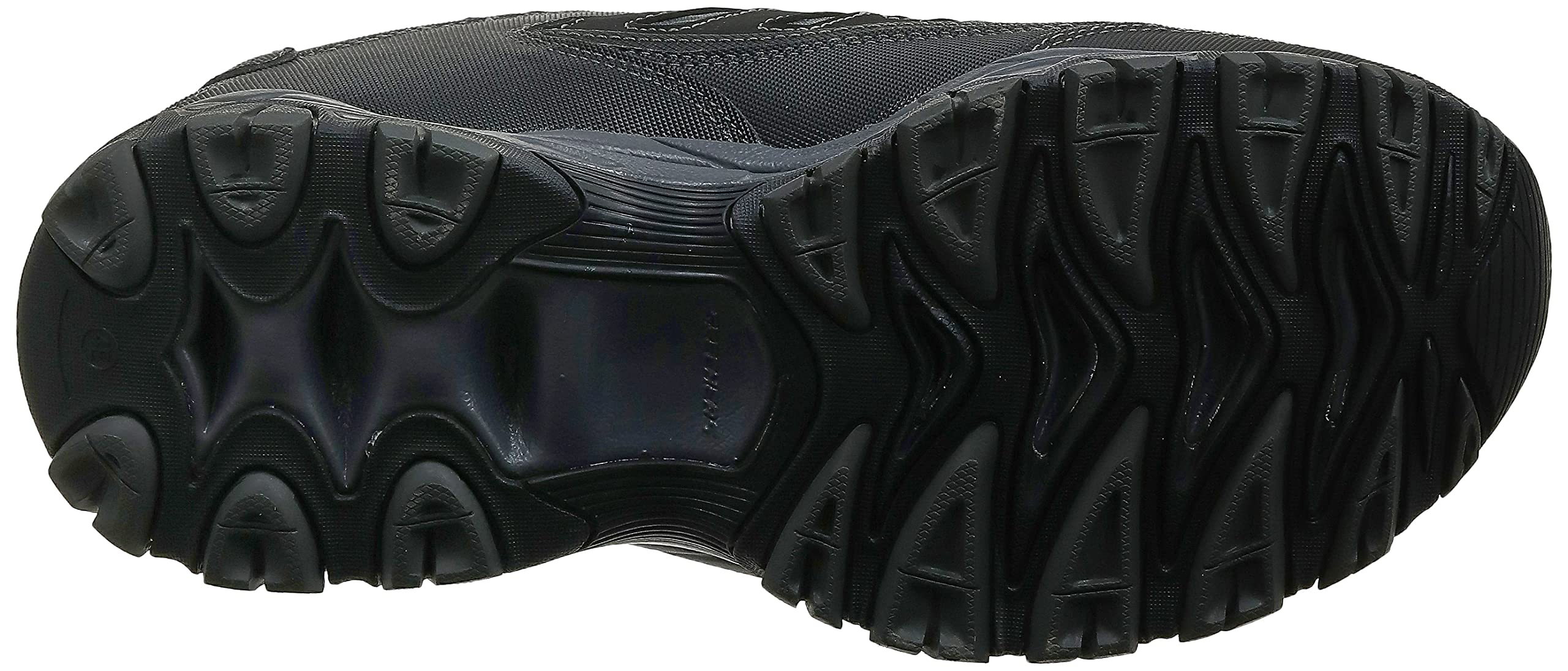 Skechers Men's Cankton Steel Toe Industrial Shoe, Black/Charcoal, 10.5 Wide