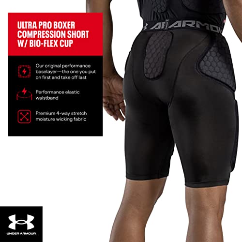 Under Armour unisex teen UA20460 Gameday Armour Pro 5 Pad Girdle Youth, NEW White, Medium US