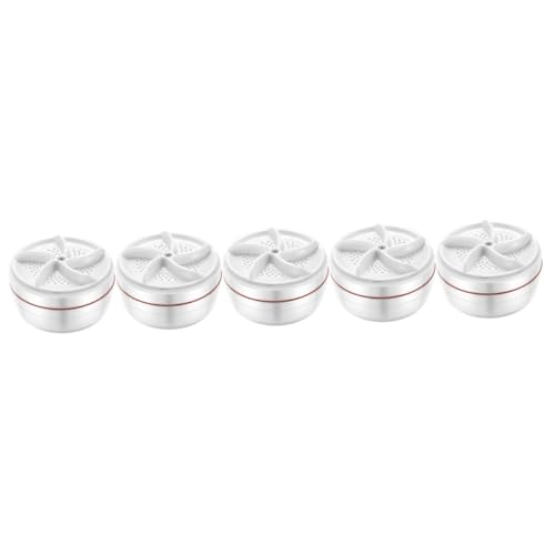 LIFKICH 5pcs Mini Washing Machine Mini Lavadora Travel Washer Mini Portable Washer Bucket Washing Machine Mini Dishwasher for Sink Mini Washer Portable Clothes Washer White Plastic
