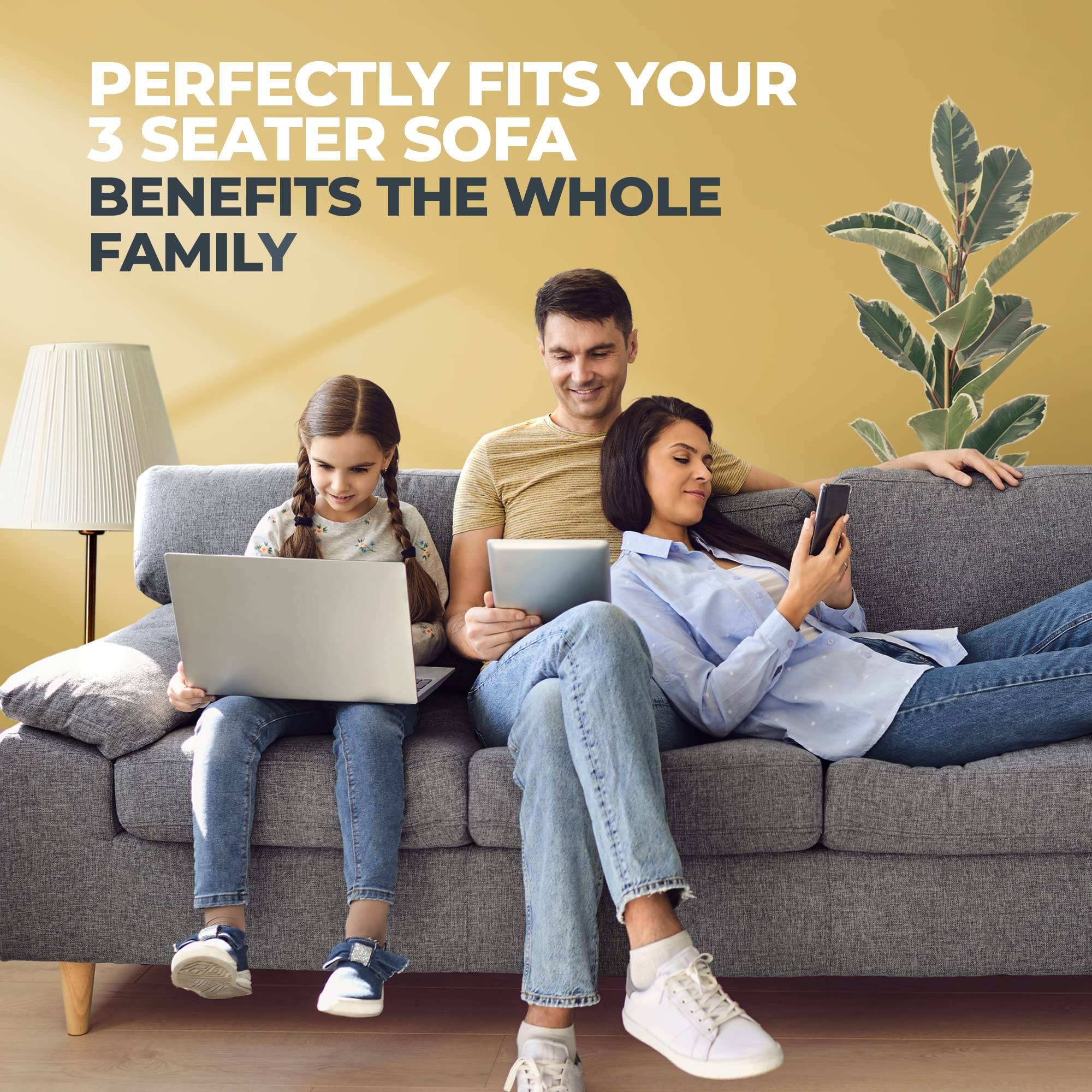 Golden Home Essentials XL 23.2in x 68in Couch Support for Sagging Cushions - Extra Wide Sofa Cushion Support Board - 0.4in Saggy Couch Cushion Support for Sagging Seat - Sagging Couch Support Board