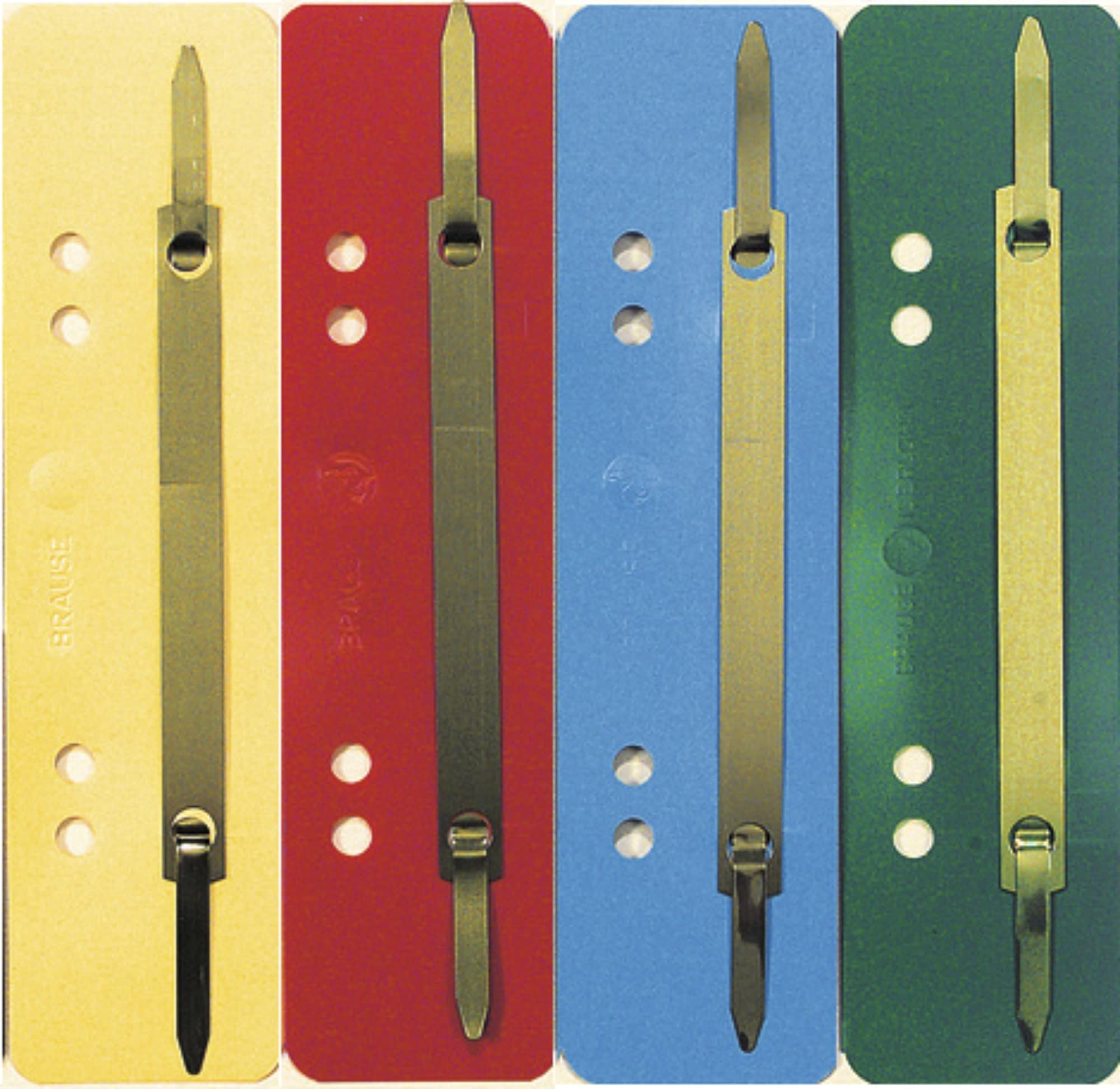 Exacompta 425000B Plastic Filing Strips Assorted Colours Made from Polypropylene Film Commercial Binding, File Folder, Ideal for Office and School