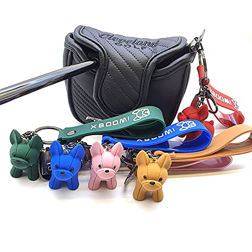 GS Boom Dog Putter Keeper Set of 1. Gift for Golfer, Golf Accessories for Putter Cover. (Blue)