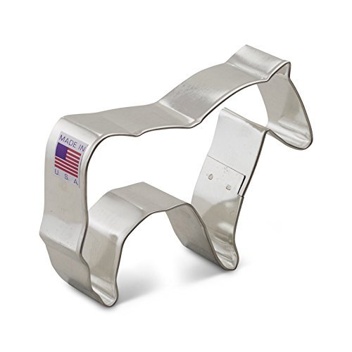 Horse Cookie Cutter 3.5" Made in USA by Ann Clark