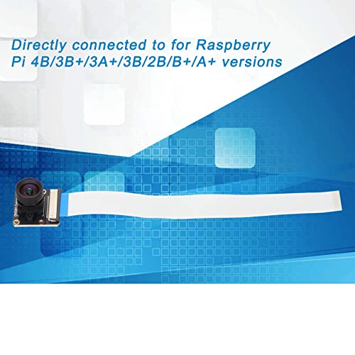 Jeanoko Camera Module, 1280X800 110° Wide Angle Mini Camera Board PCB Manual Focus for Shooting