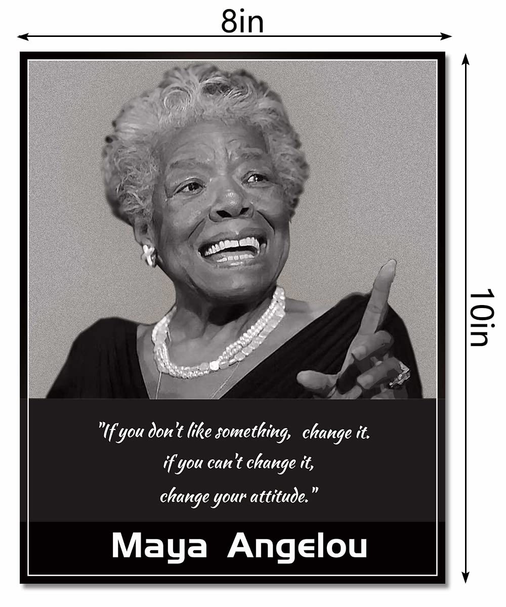 Feminism Black history, Motivational language, Wall Art Prints classroom Studio Office Decor,set of 4, 8 X10 ins UNFRAMED12