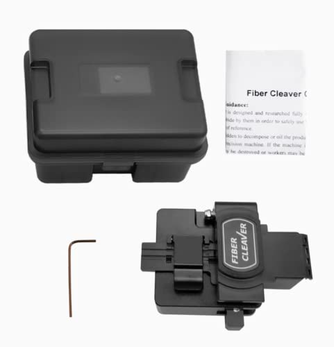 High Precision Optical Fiber Cleaver with 16 Cleaving Spots and 48000 Cleaves, Cable Cutting Knife Fiber Cleaver