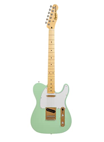 Fender Affinity Series Telecaster - Surf Green Bundle with Frontman 10G Amplifier, Gig Bag, Tuner, Instrument Cable, Strap, Picks, and Austin Bazaar Instructional DVD