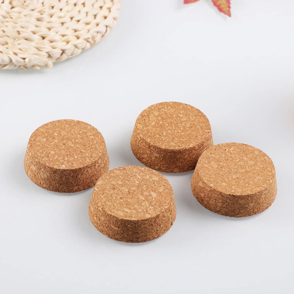Housoutil 25Pcs Wine Bottle Cork Stoppers Sealing Covers Soft Wood Corks Large Wooden Tapered Cork Plugs Replacement for Wine Beer Bottle Crafts ( 5.3cm*4.7cm*1.7cm)