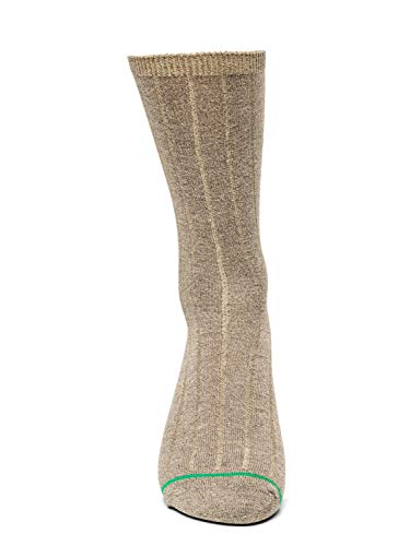 Insect Shield Lightweight and Comfy Traveler Sock with Built-In Bug Repellent, Khaki, Medium (Pack of 2)