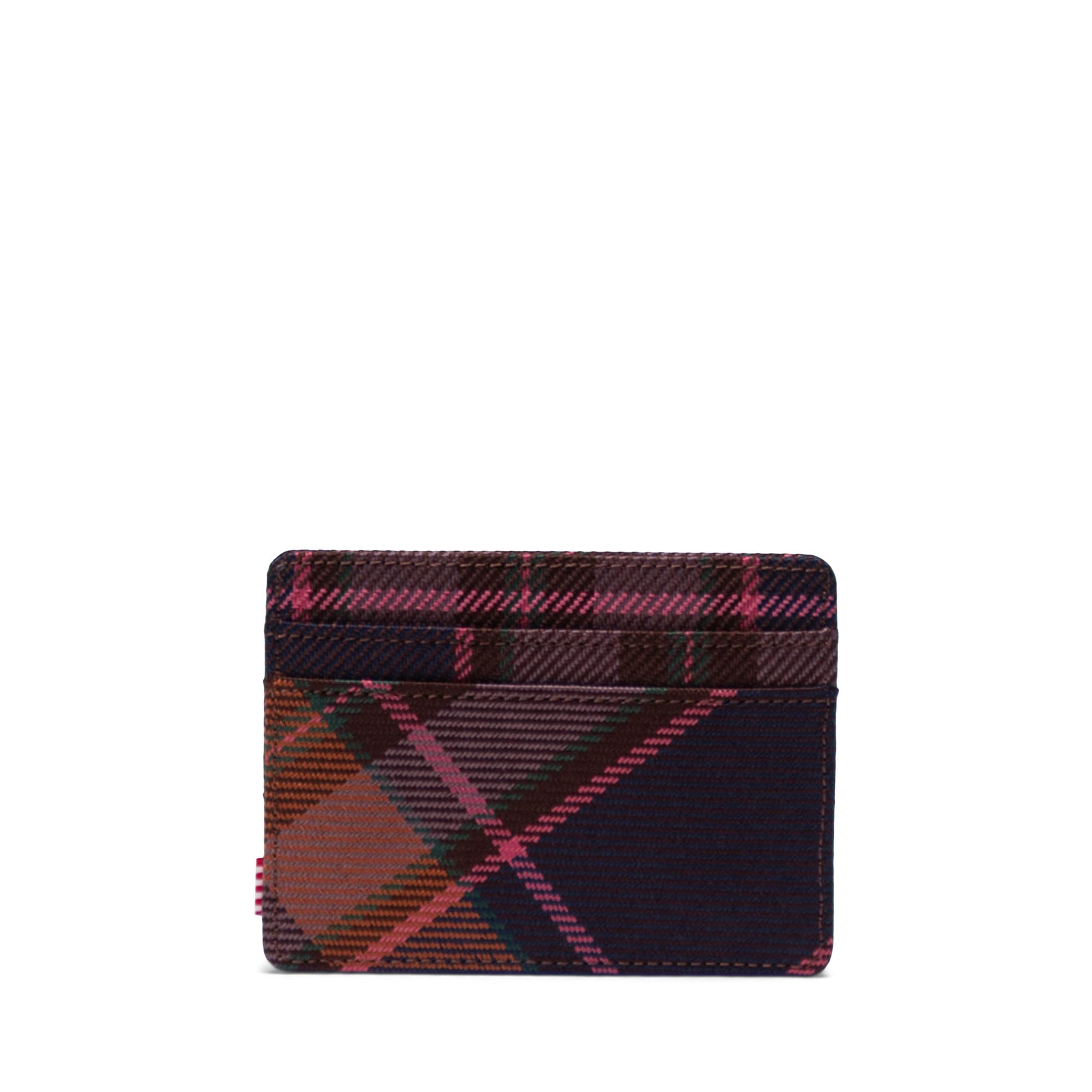 Herschel Charlie Wallet, Slate Rose Plaid