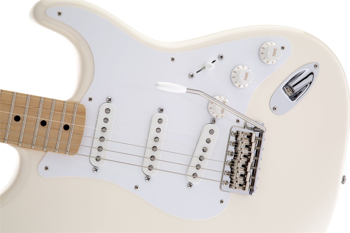 Fender Jimmie Vaughan Tex Mex Stratocaster, Maple Fingerboard, Olympic White