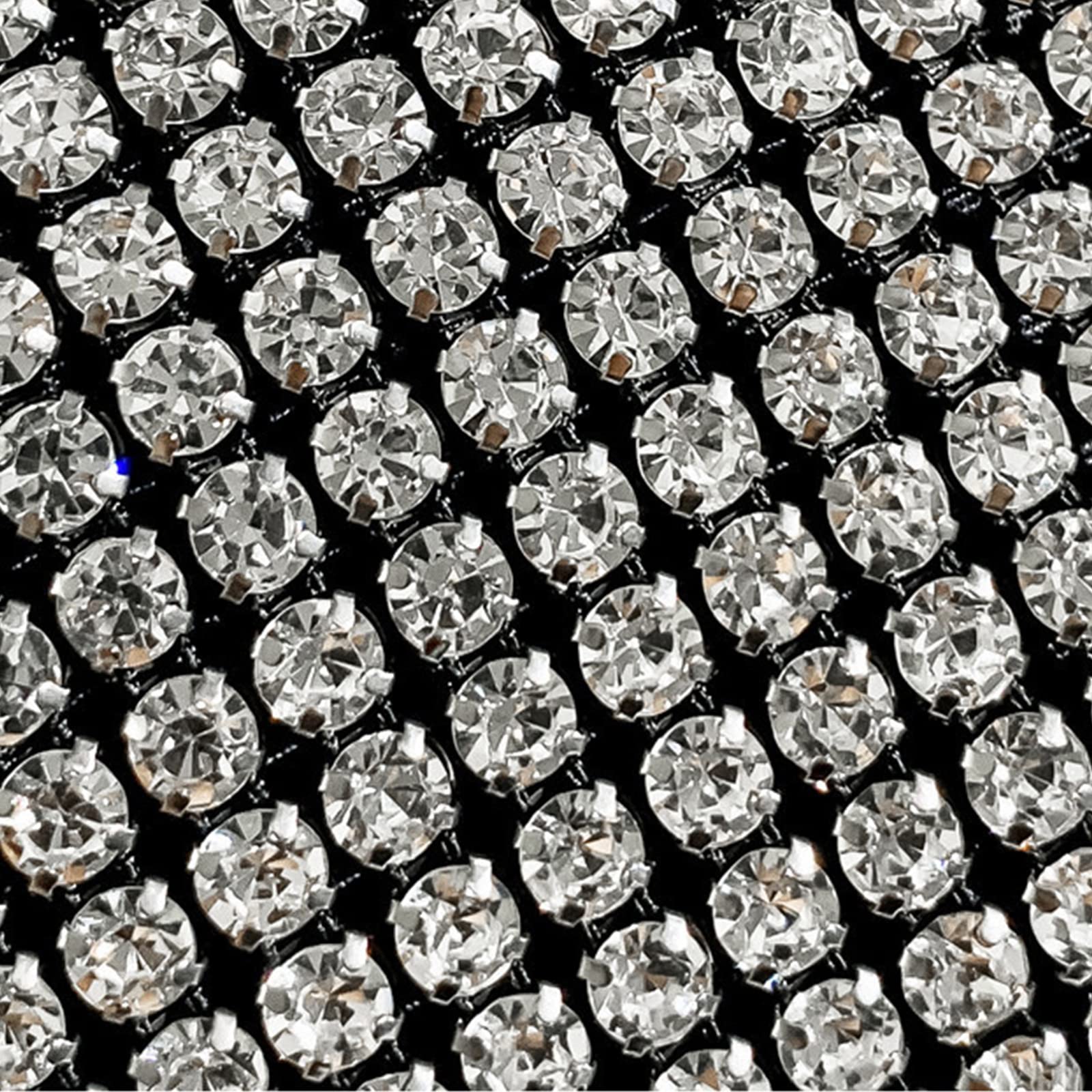 JOSEKO Women's Clutch Party Glitter Elegant Rhinestone Purse Crystal Evening Bag Envelope Bag Rhinestone Clutch with Chain Suitable for Wedding Wedding Prom Diamond-Small