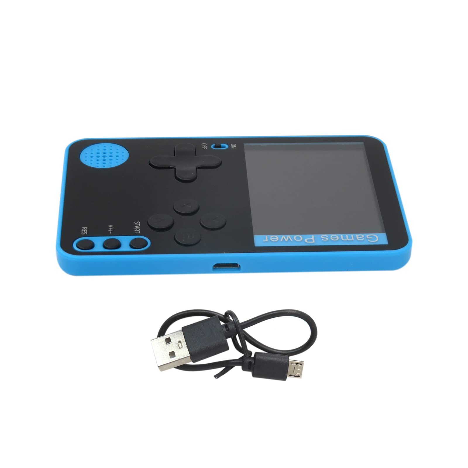 Handheld Retro Video Game Console Gameboy Built-in 500 Classic Games for Gift (Blue)