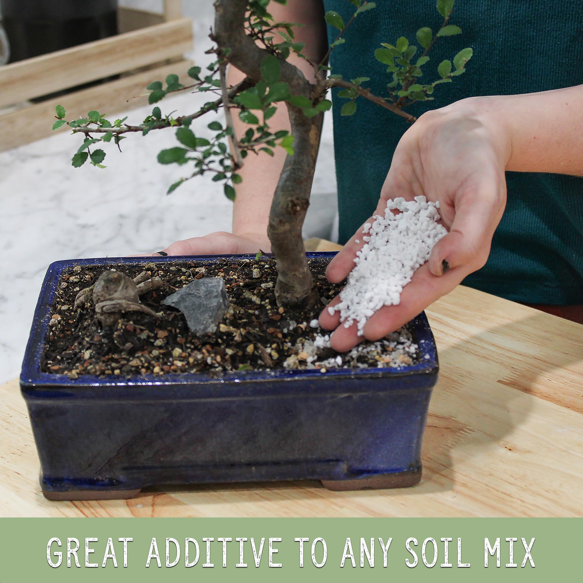 Horticultural Perlite Soil Additive (12 Quarts); for Enhanced Potting Mix Drainage and Growth