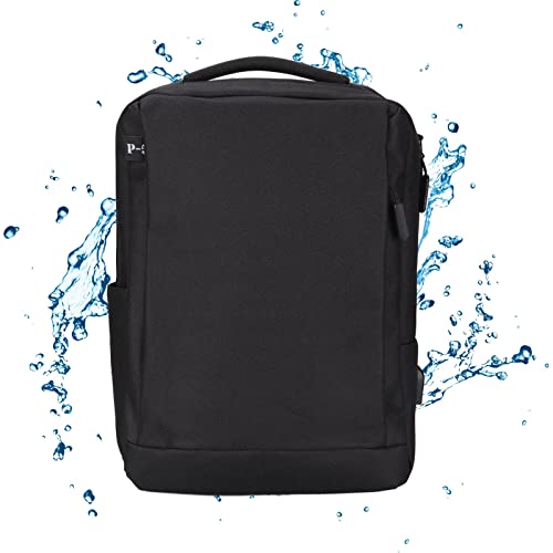 Game Console Backpack, Waterproof Black Comfortable Adjustable Travel Backpack for Game Consoles